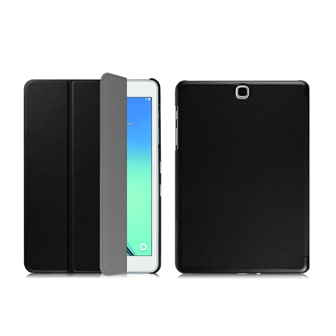 Black Trifold Smart Case For Samsung Galaxy Tab A 9 7 2015