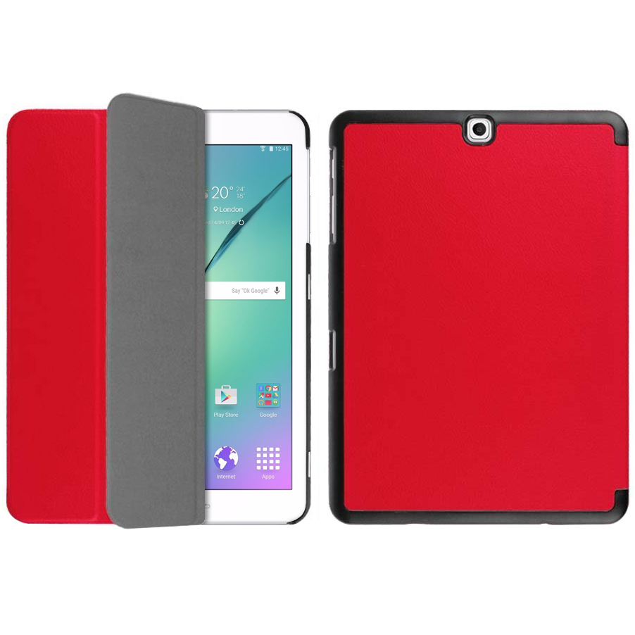 Trifold Smart Case for Samsung Galaxy Tab S2 9.7 (Red)