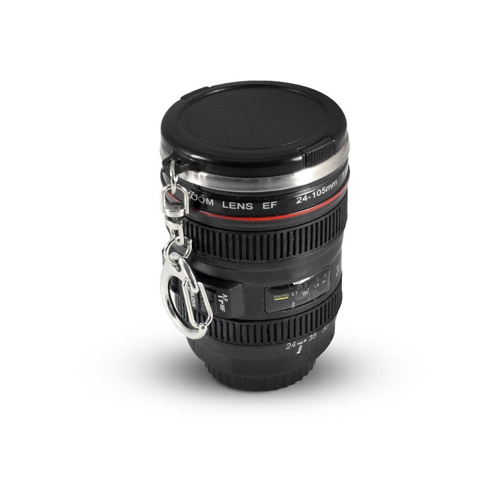 Mini Camera Lens Shot Glass / Thermal Coffee Mug