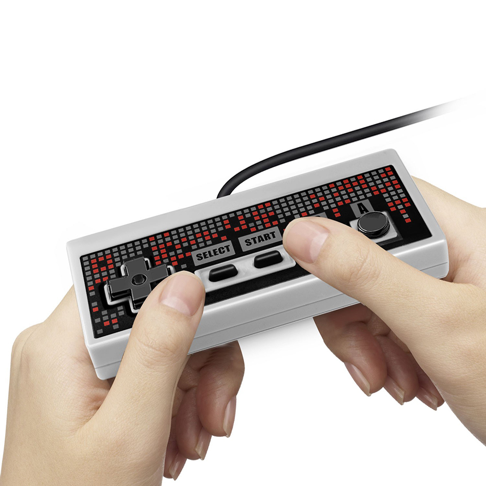 Orzly Gamepad Controller for Nintendo NES Classic Mini (Grey)