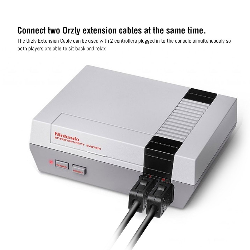 Orzly 1.8m Controller Extension Cable for NES Classic Mini