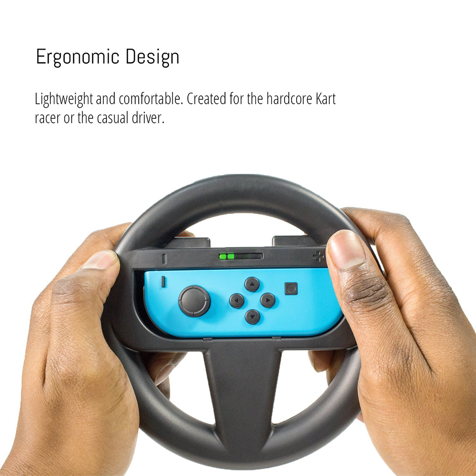 Orzly Car Racing Steering Wheel Controller for Nintendo Switch