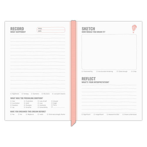 Knock Knock Dream Journal Diary - Place & Record & Reflect