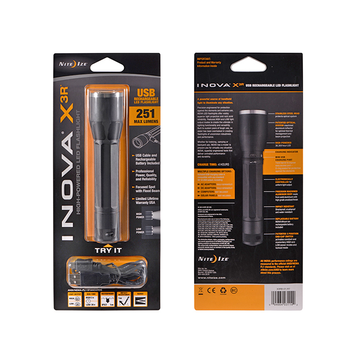 Inova X3R USB Rechargeable LED Flashlight