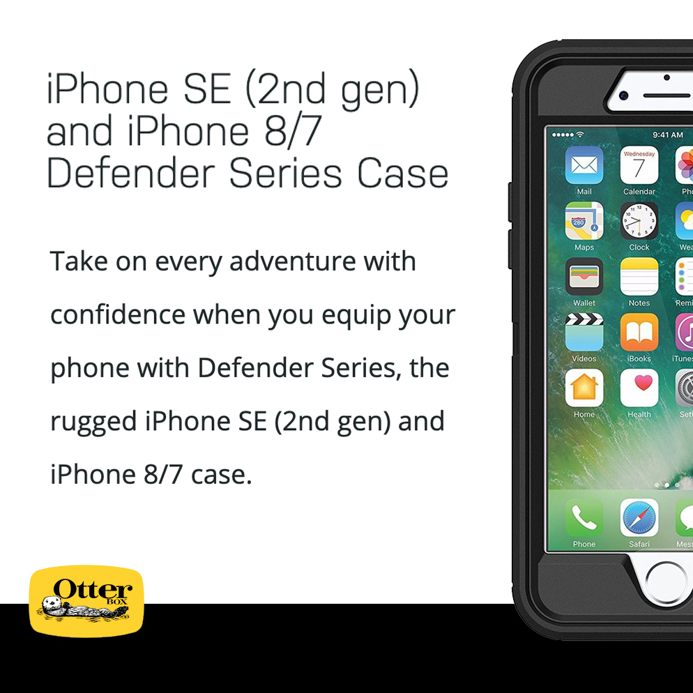 OtterBox Defender Case for Apple iPhone 8 / 7 / SE 3rd Gen