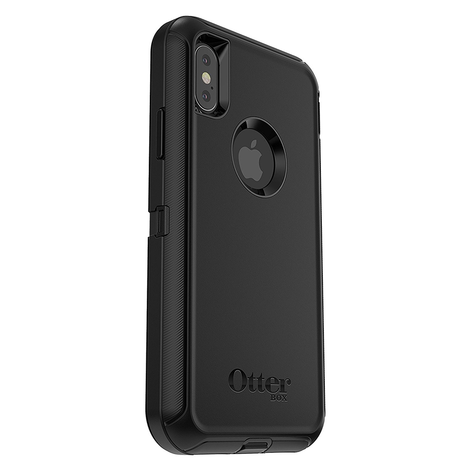 OtterBox Defender Shockproof Case for Apple iPhone X / Xs (Black)