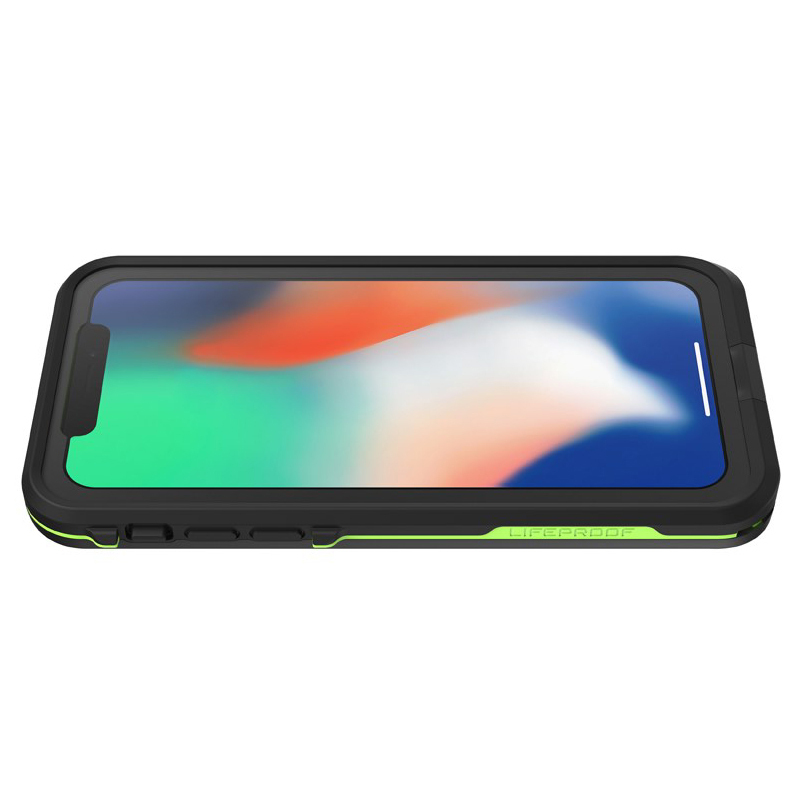 LifeProof Fre Case for Apple iPhone X - Black / Lime