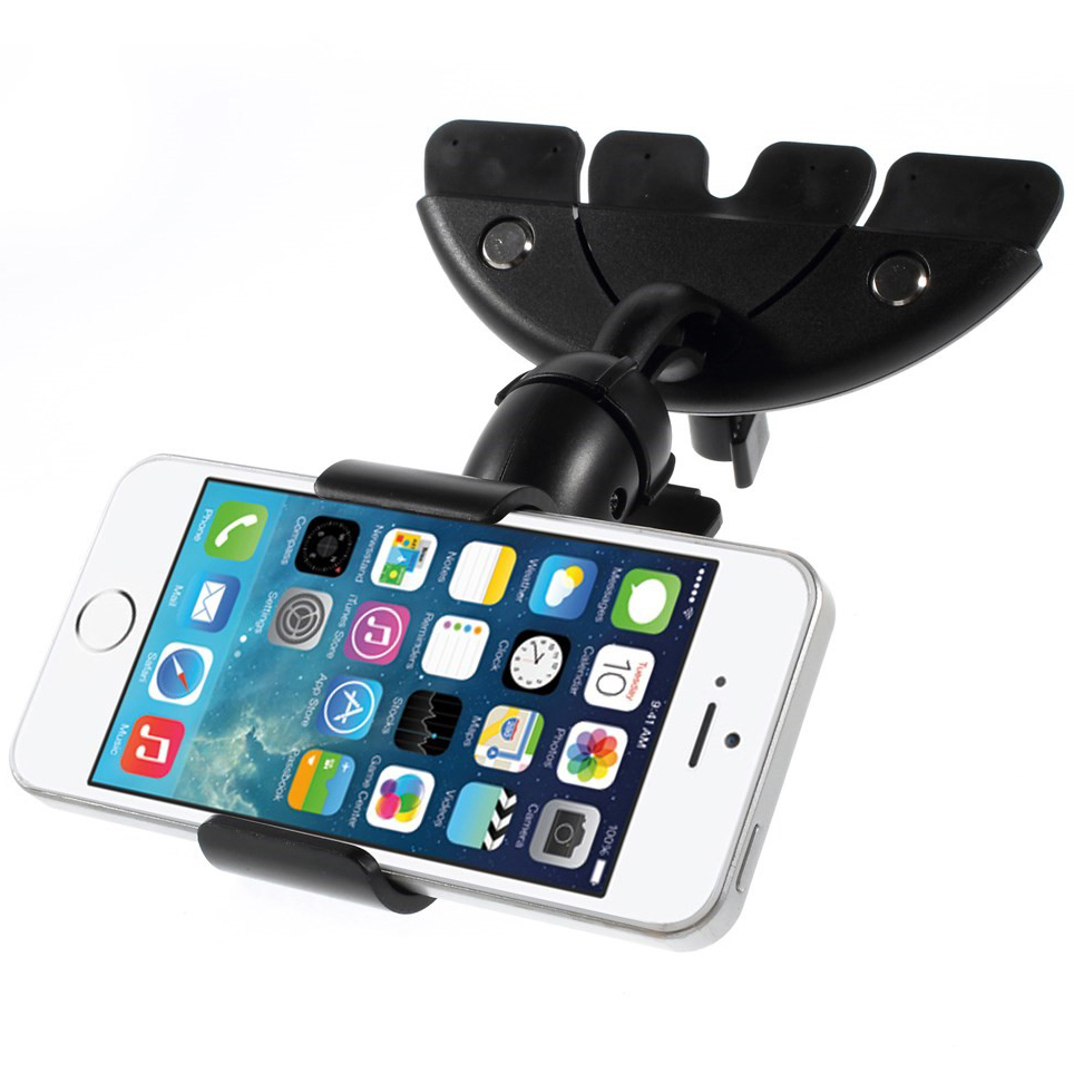 Universal CD Slot / Jaw Clamp Holder / Car Mount Cradle for Phone