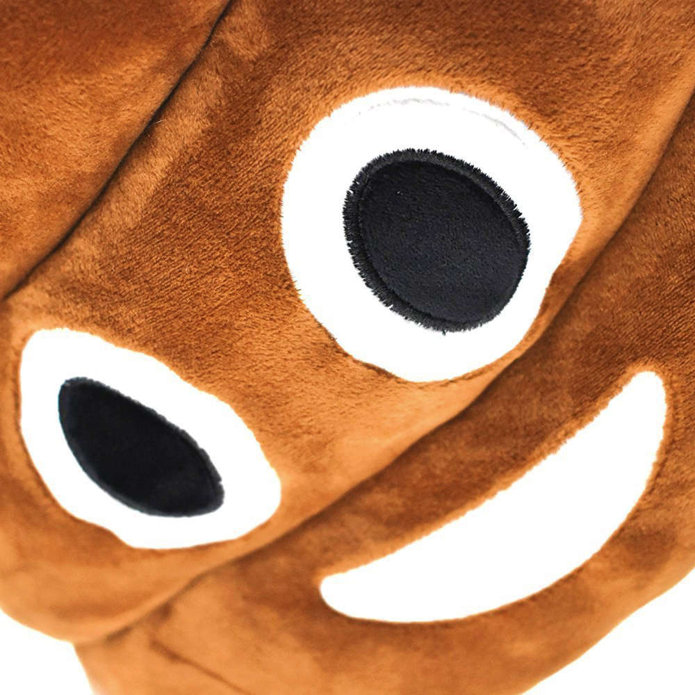 Emoji Smiley Poop Emoticon Pillow & Stuffed Plush Cushion