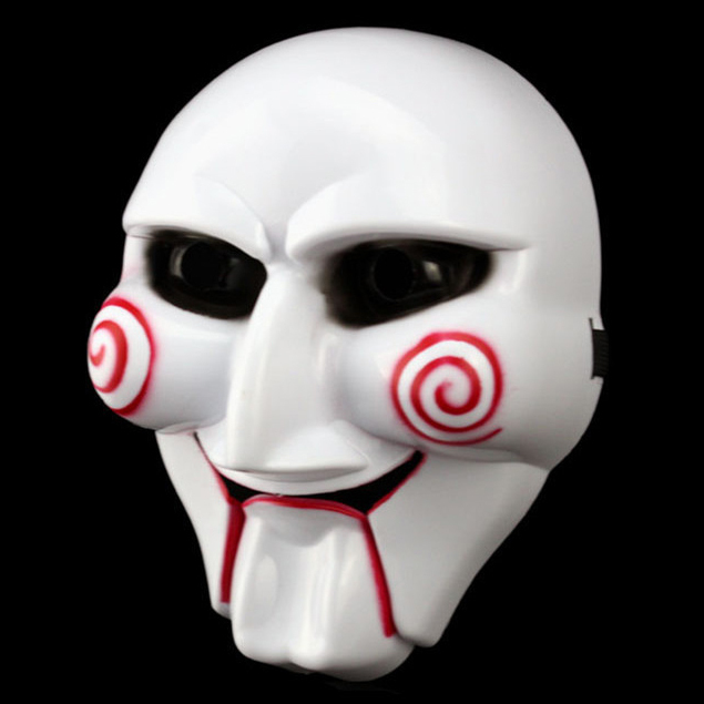 Novelty Scary Jigsaw Mask for Halloween Costume Party