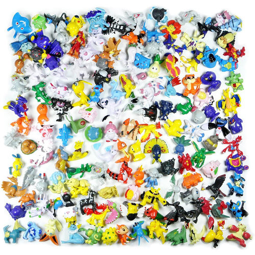 Pokemon Mini Battle Action Figures Party Set (144 Characters)