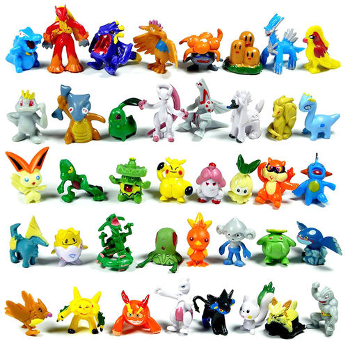 Pokemon Mini Battle Action Figures Party Set (144 Characters)