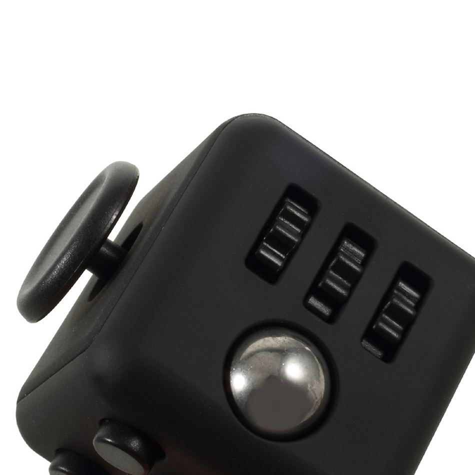 Fidget Cube Anti Stress Anxiety Reliever Toy (Black)