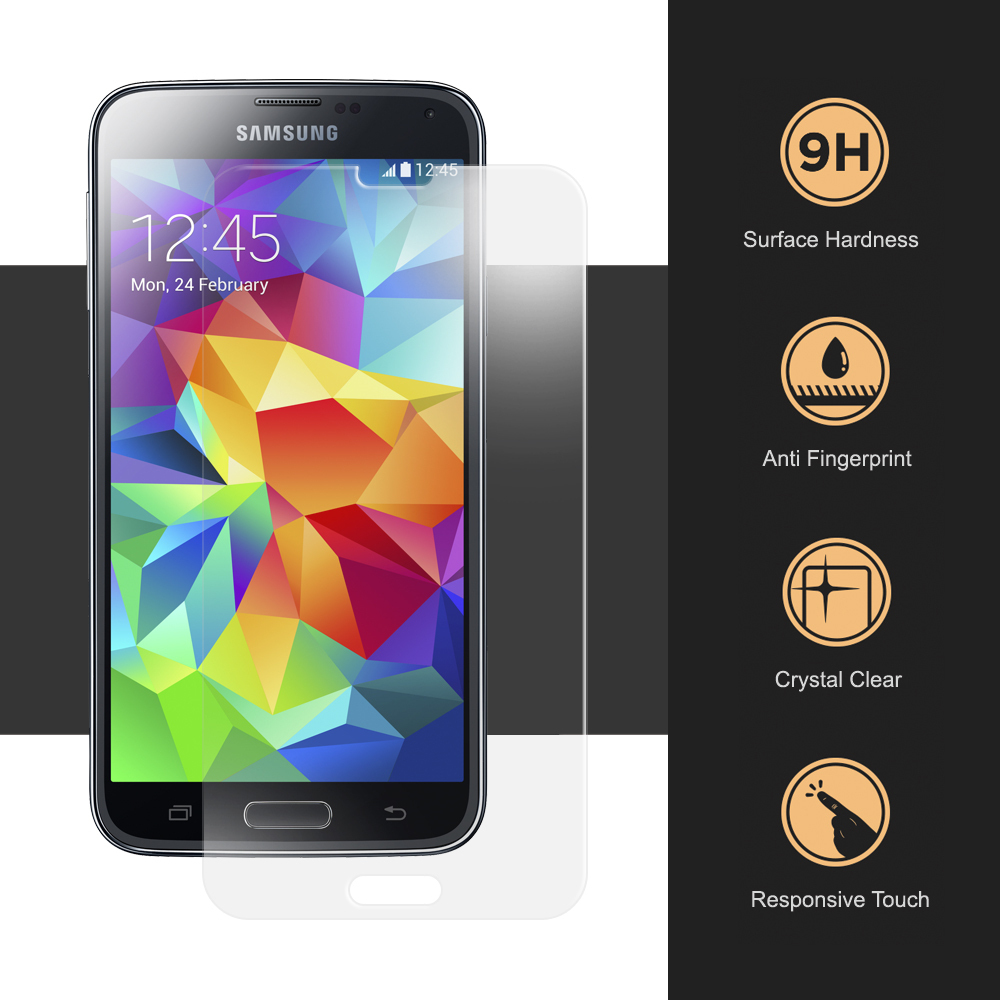 Aerios Tempered Glass Screen Protector - Samsung Galaxy S5