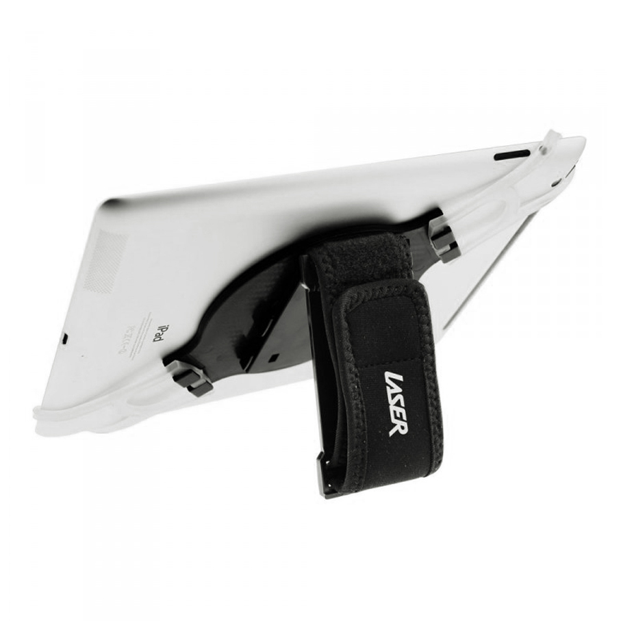 Laser Rotating Tablet Hand Strap Holder / Desktop Stand for iPad
