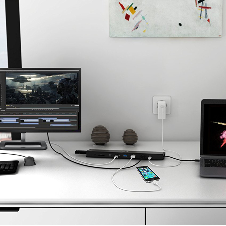 Laser 100W USB-C Type-C Docking Station for Apple MacBook Pro