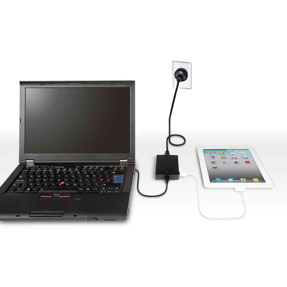 Targus 90W Slim & Light Laptop Charger with USB Port