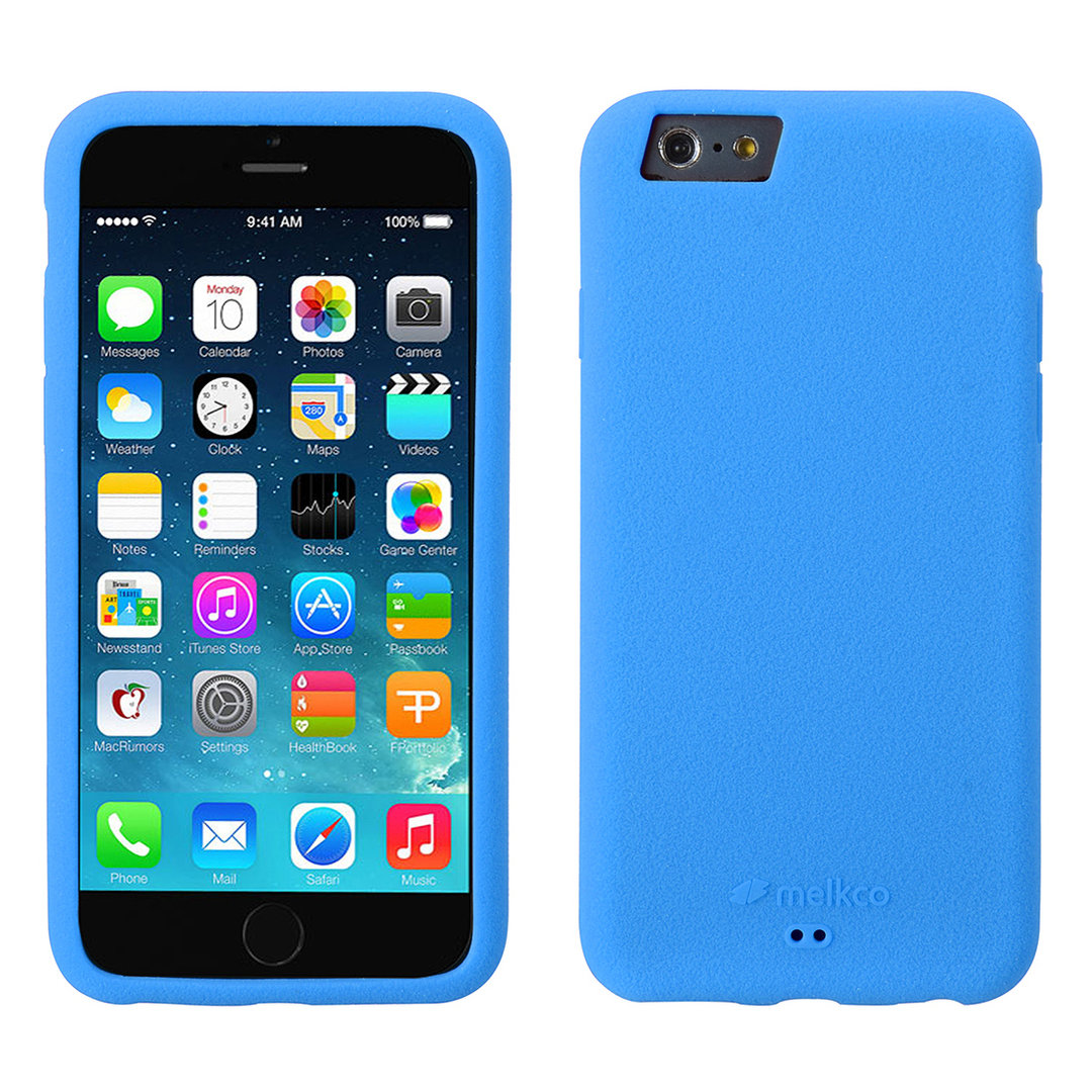 Melkco Silikonovy Case Wrist Strap for Apple iPhone 6 (Blue)