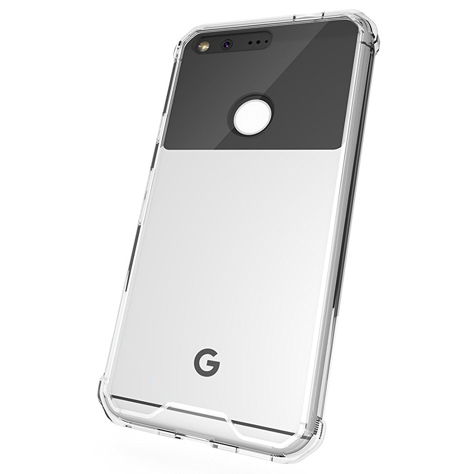 Hybrid Fusion Bumper Case for Google Pixel (Clear)
