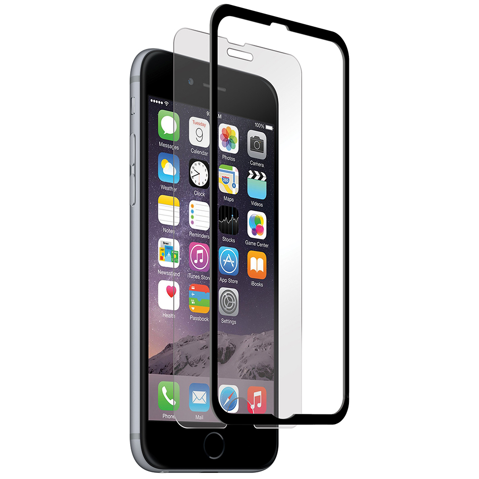 BodyGuardz Tempered Glass Screen Protector for iPhone 6s Plus