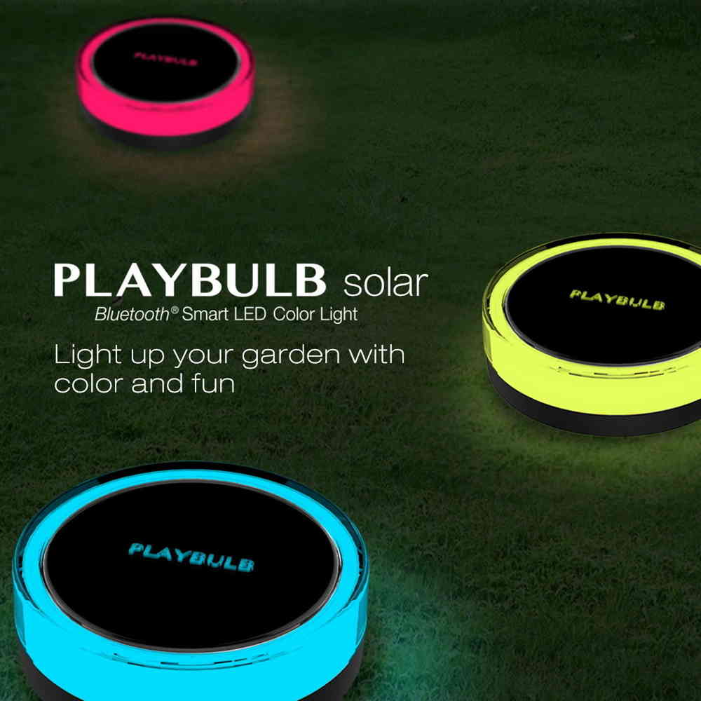 MiPow PlayBulb Bluetooth Wireless Solar Power Garden Light