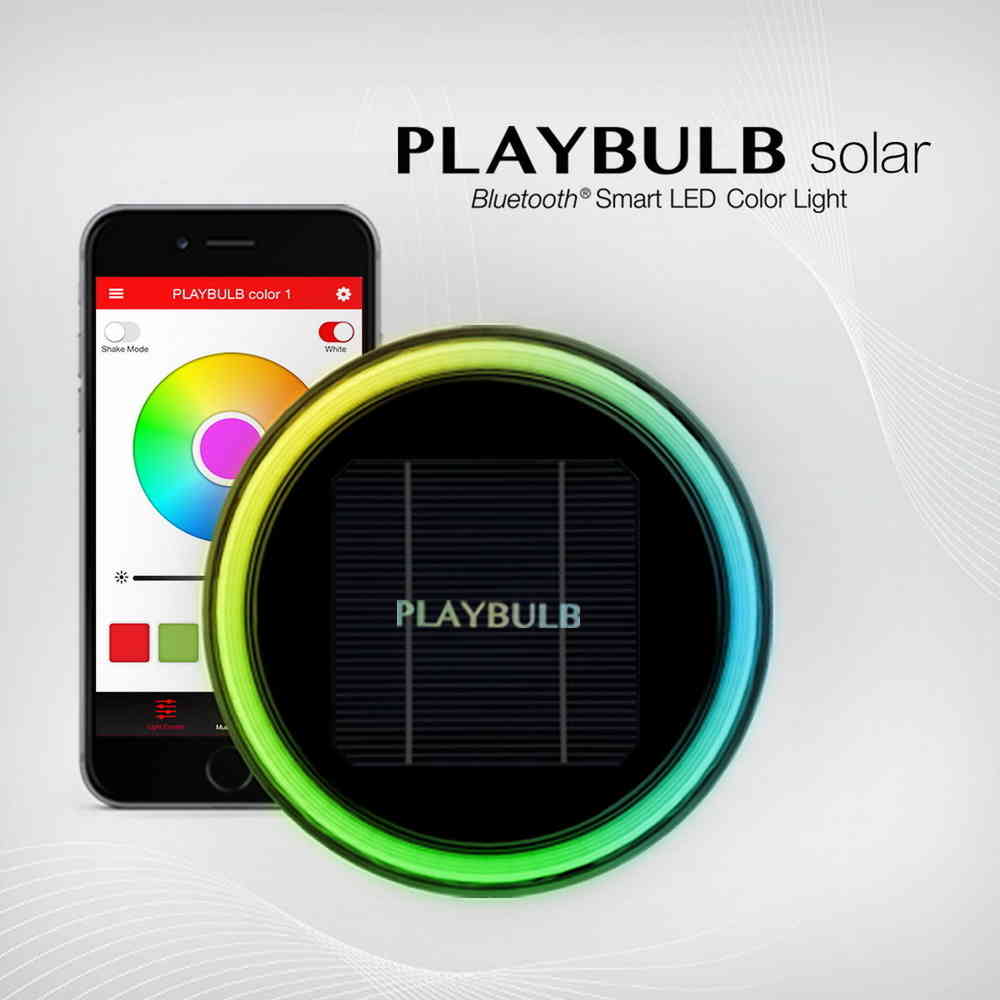MiPow PlayBulb Bluetooth Wireless Solar Power Garden Light