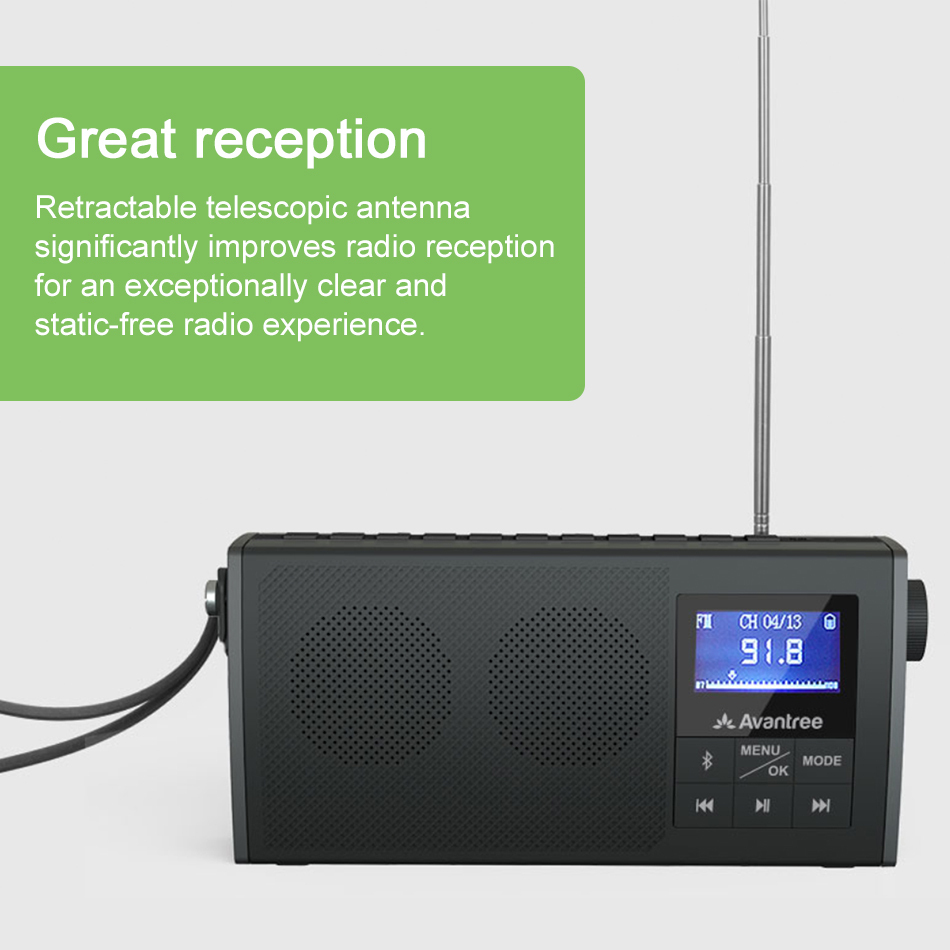Avantree Portable Bluetooth Speaker / FM Radio / Audio Player