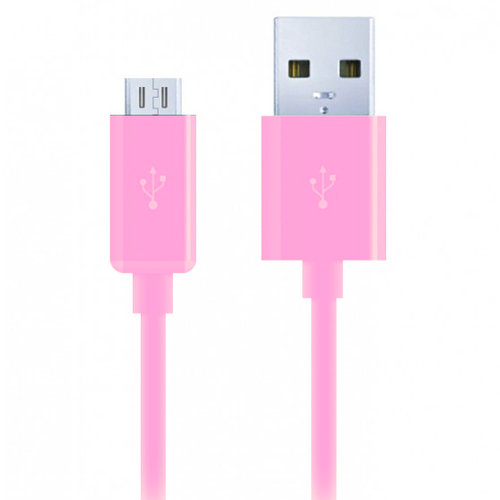 1m Micro USB Charging Cable (Pink)