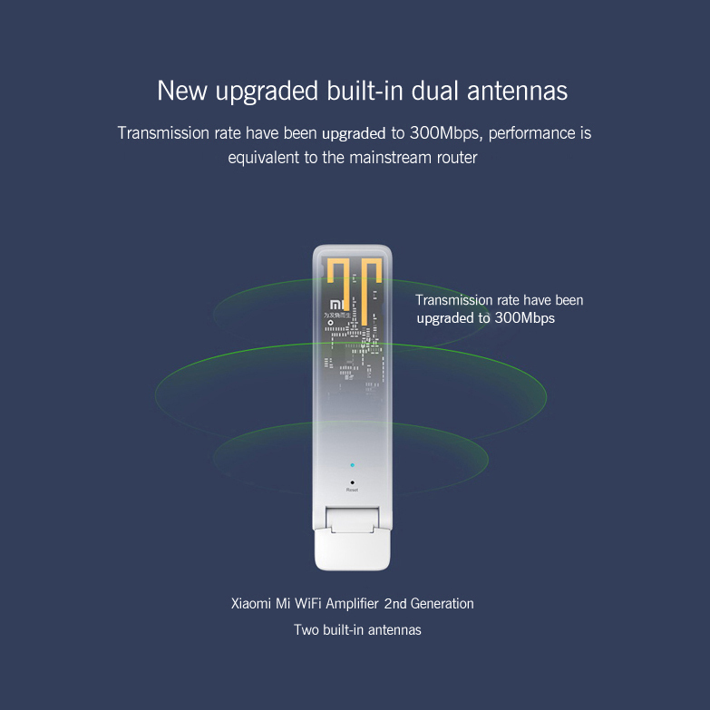 Xiaomi USB Wifi Amplifier V2 Wireless Repeater Extender