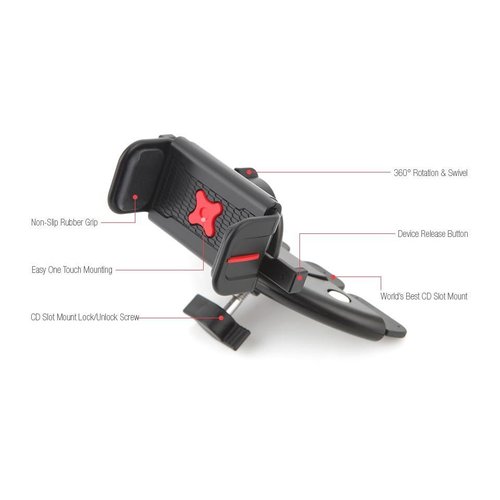 ExoGear ExoMount Touch CD Slot Car Mount Holder for Phone