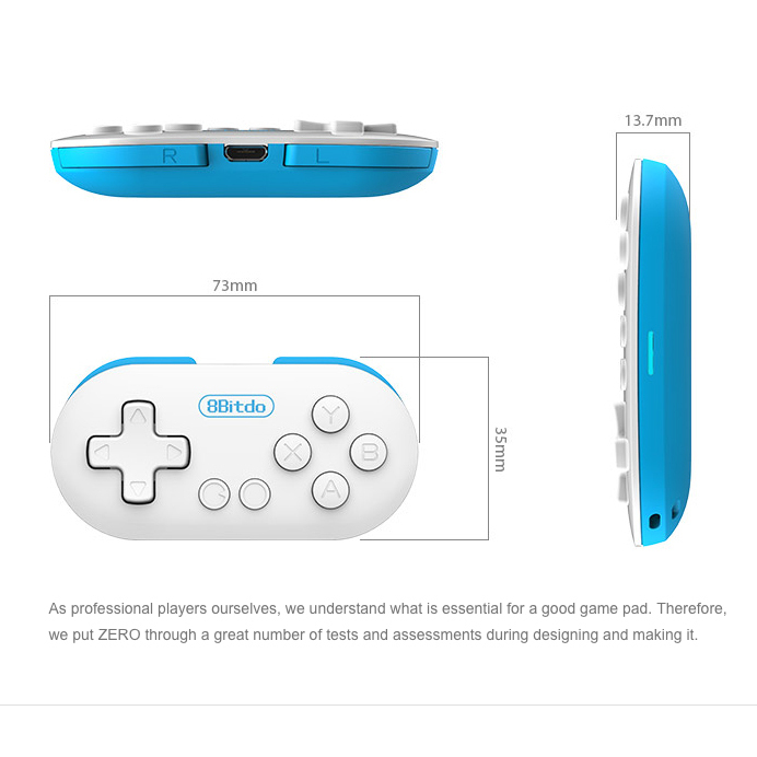 8Bitdo FC30 Zero Mini Bluetooth Game Controller
