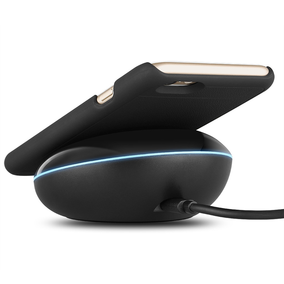 10W Qi Certified Fast Wireless Charging Orb for Mobile Phone