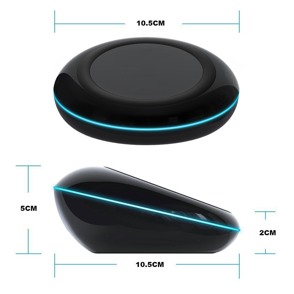 10W Qi Certified Fast Wireless Charging Orb for Mobile Phone