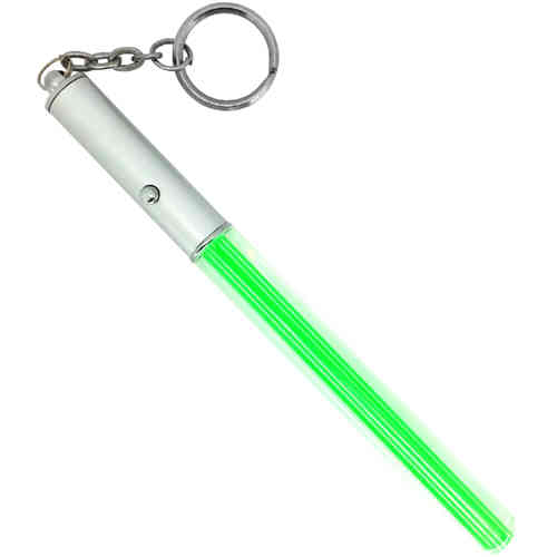 Star Wars Lightsaber Keychain LED Flashlight Torch (Green)