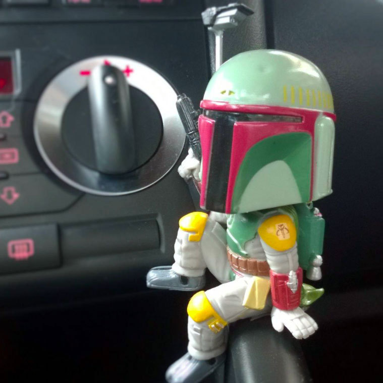 Funko Star Wars Boba Fett Computer Sitter Bobble-head Figurine