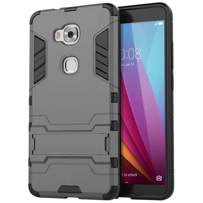 Slim Armour Shockproof Case for Huawei GR5 2015 / Honor 5x (Grey)
