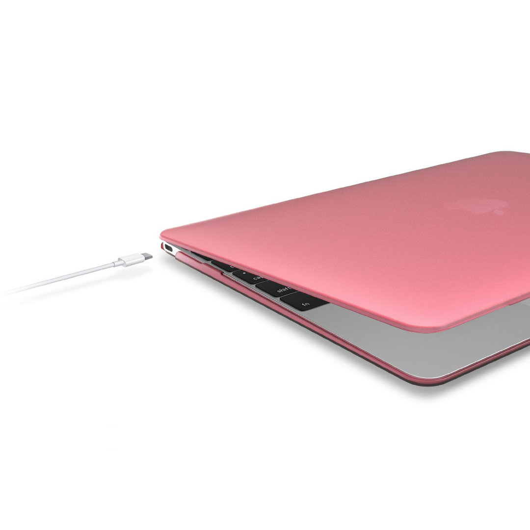 Frosted Hard Case for (12-inch) Apple MacBook (Pink)