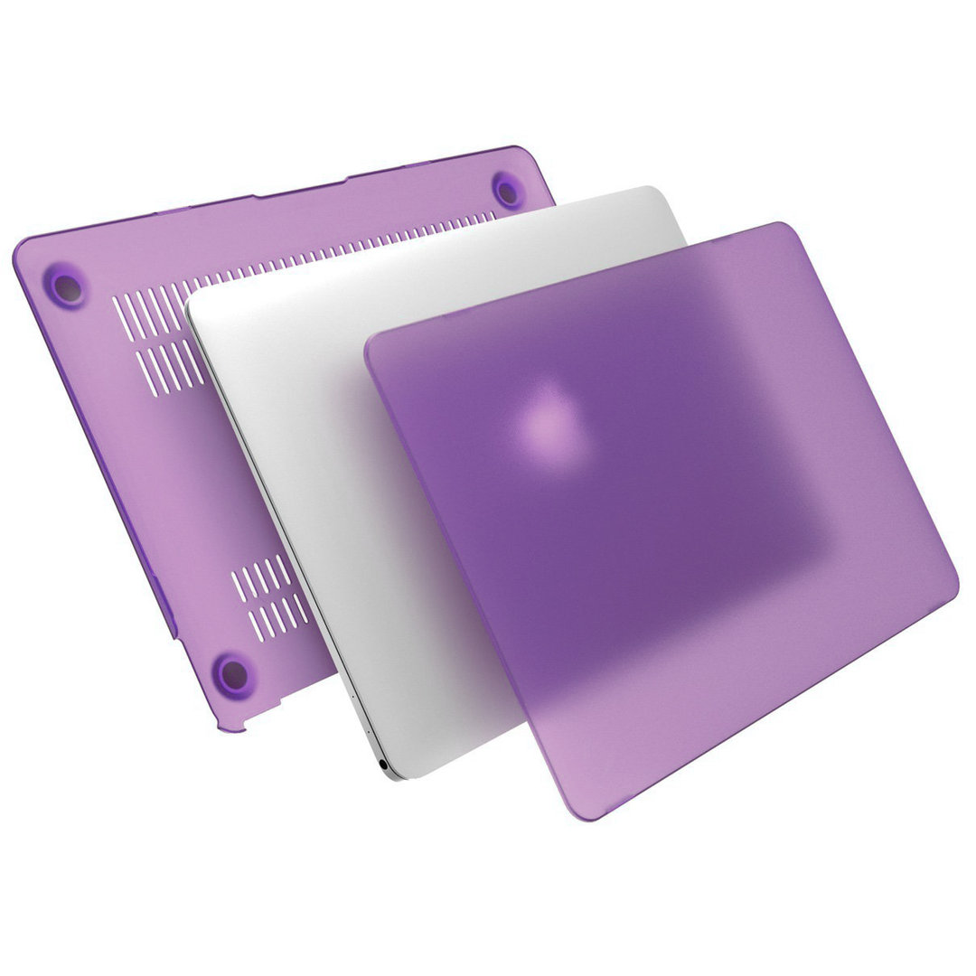 Frosted Hard Case for (12-inch) Apple MacBook (Purple)
