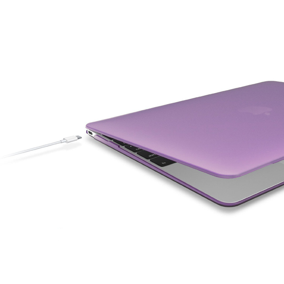 Frosted Hard Case for (12-inch) Apple MacBook (Purple)