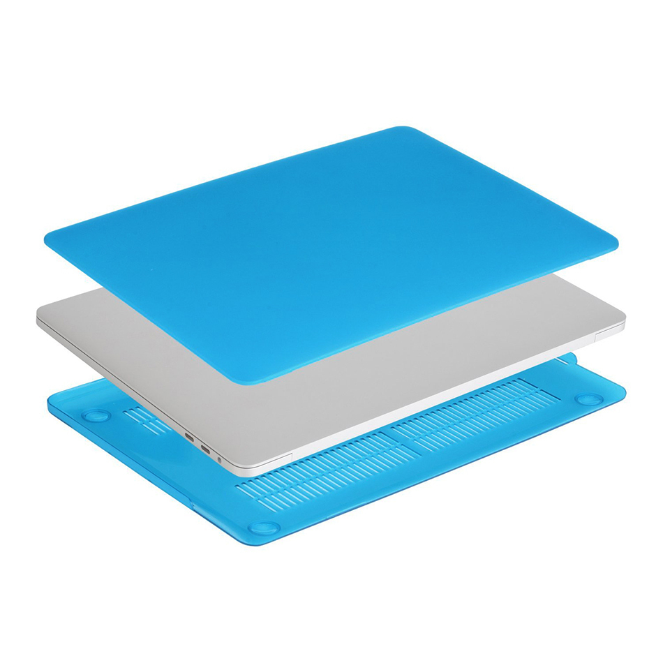 Frosted Hard Case for Apple MacBook Pro 13-inch 2019 (Light Blue)