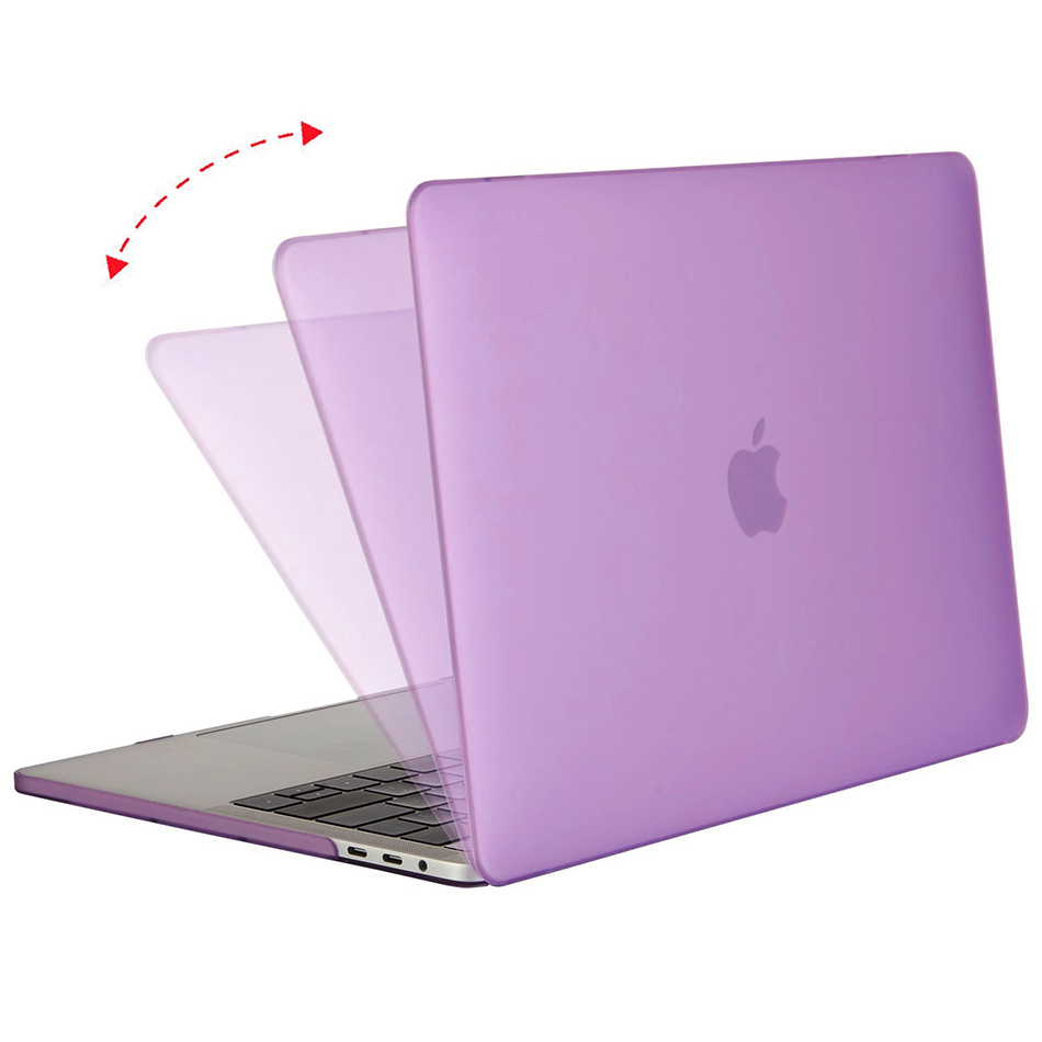 Frosted Hard Case for Apple MacBook Pro 13-inch 2019 (Purple)