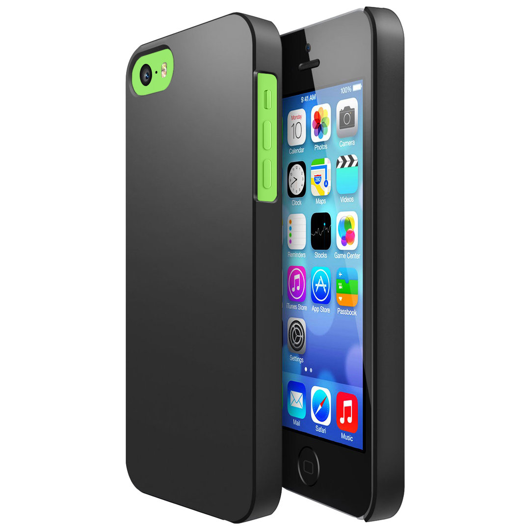 Hard Candy Case for Apple iPhone 5c (Black) Hard Candy Case for Apple iPhone 5c (Black)