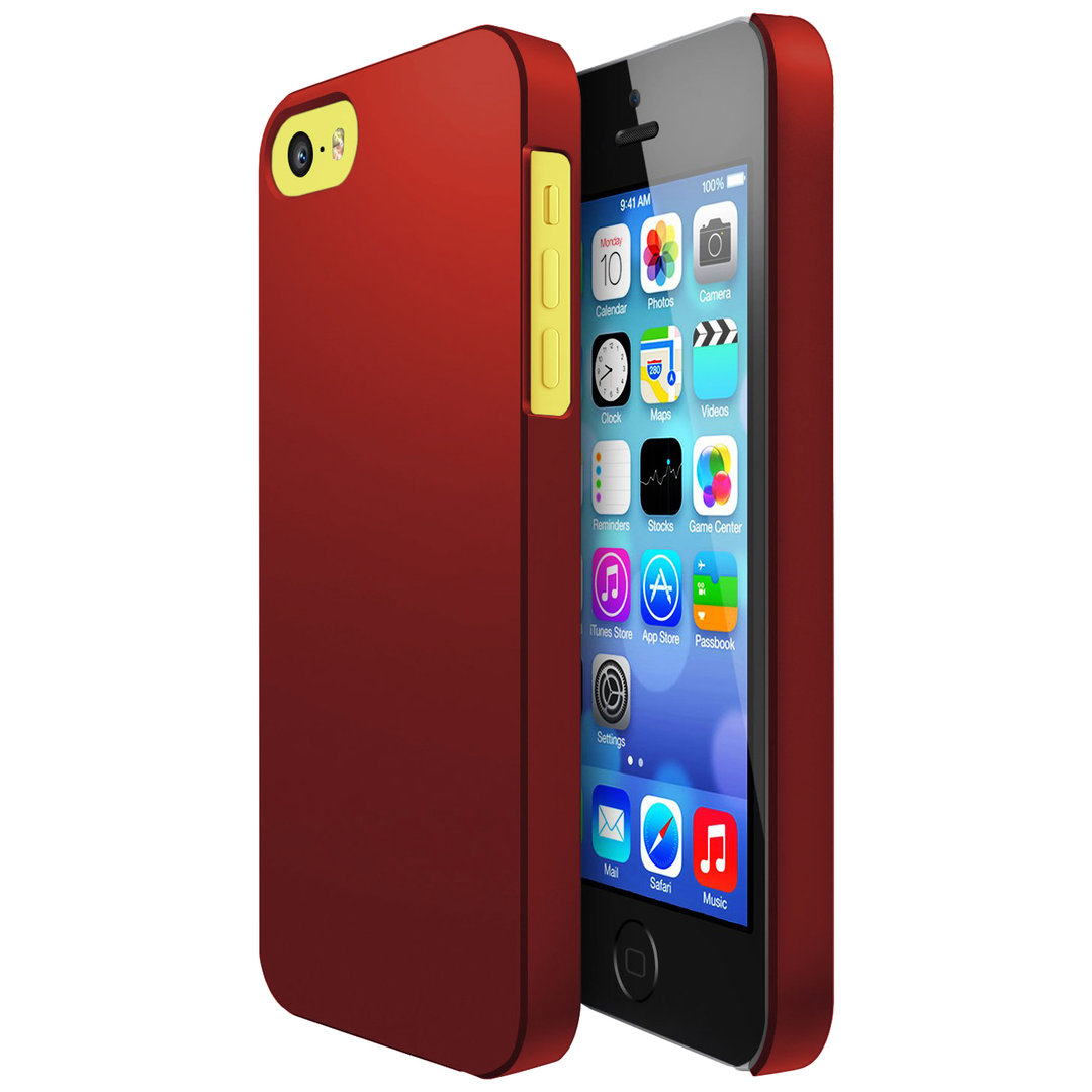 Hard Candy Case for Apple iPhone 5c (Cherry Red)