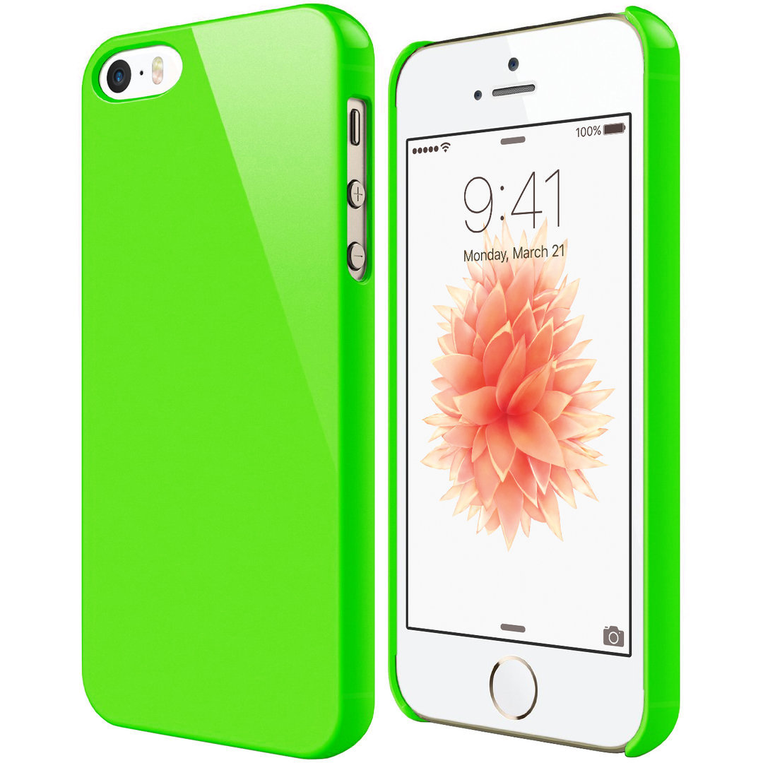 PolySnap Hard Case for Apple iPhone 5s / SE 1st Gen - Fluro Green