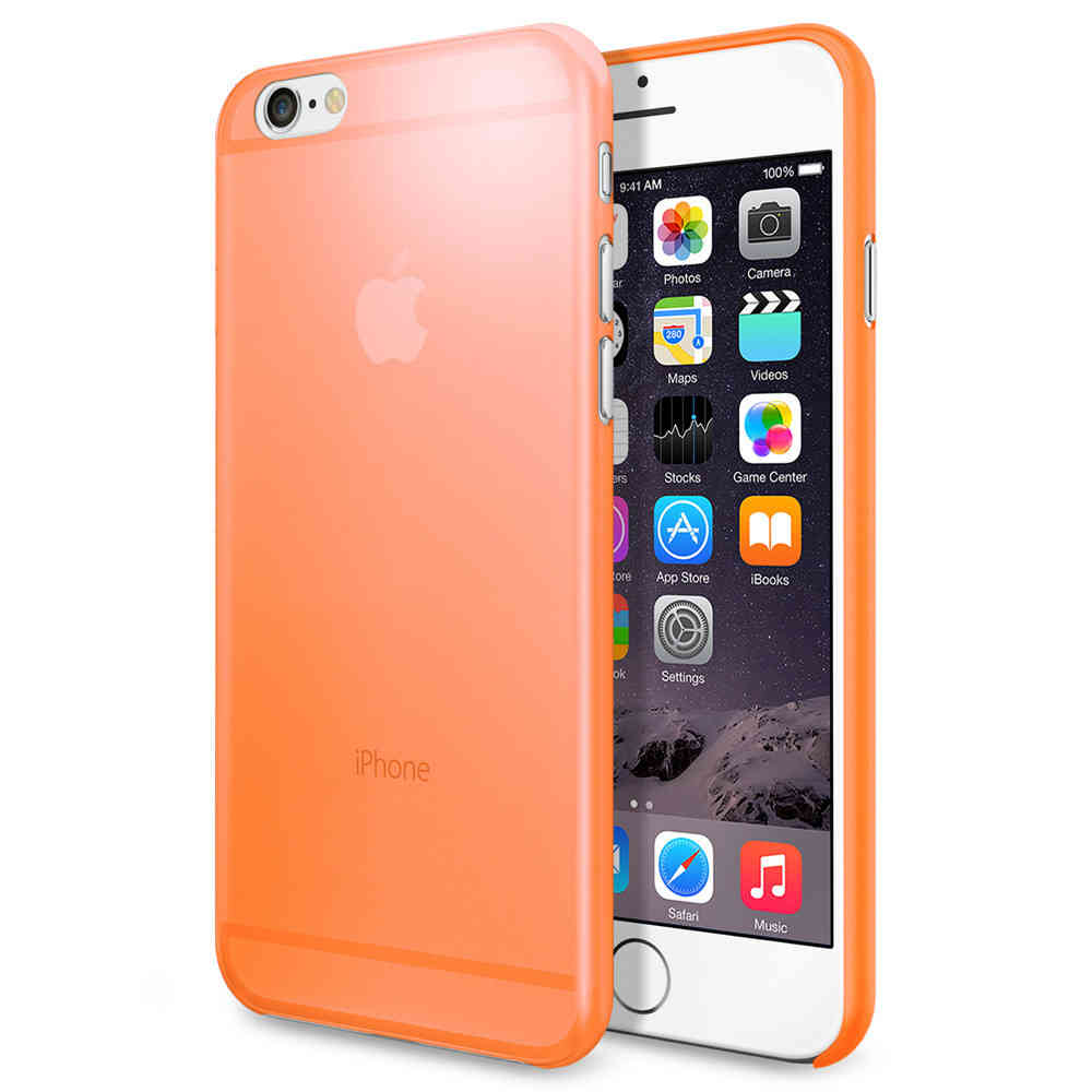 Air Skin Frosted Thin Case - Apple iPhone 6s (Orange)
