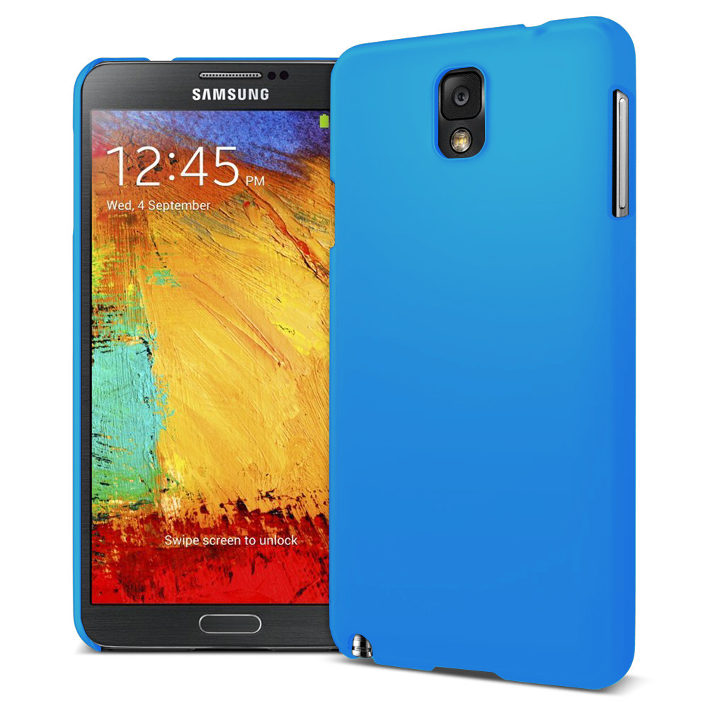 Hard Shell Feather Case - Samsung Galaxy Note 3 (Light Blue)