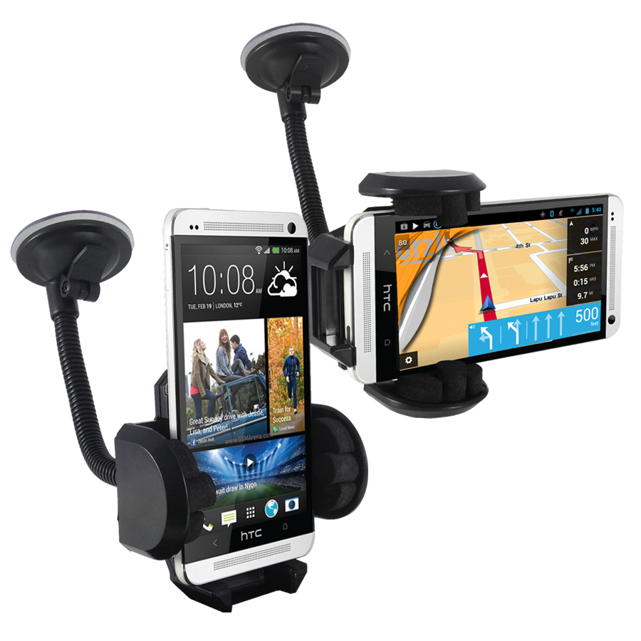 Orzly Long Arm Car Mount Holder for Mobile Phones