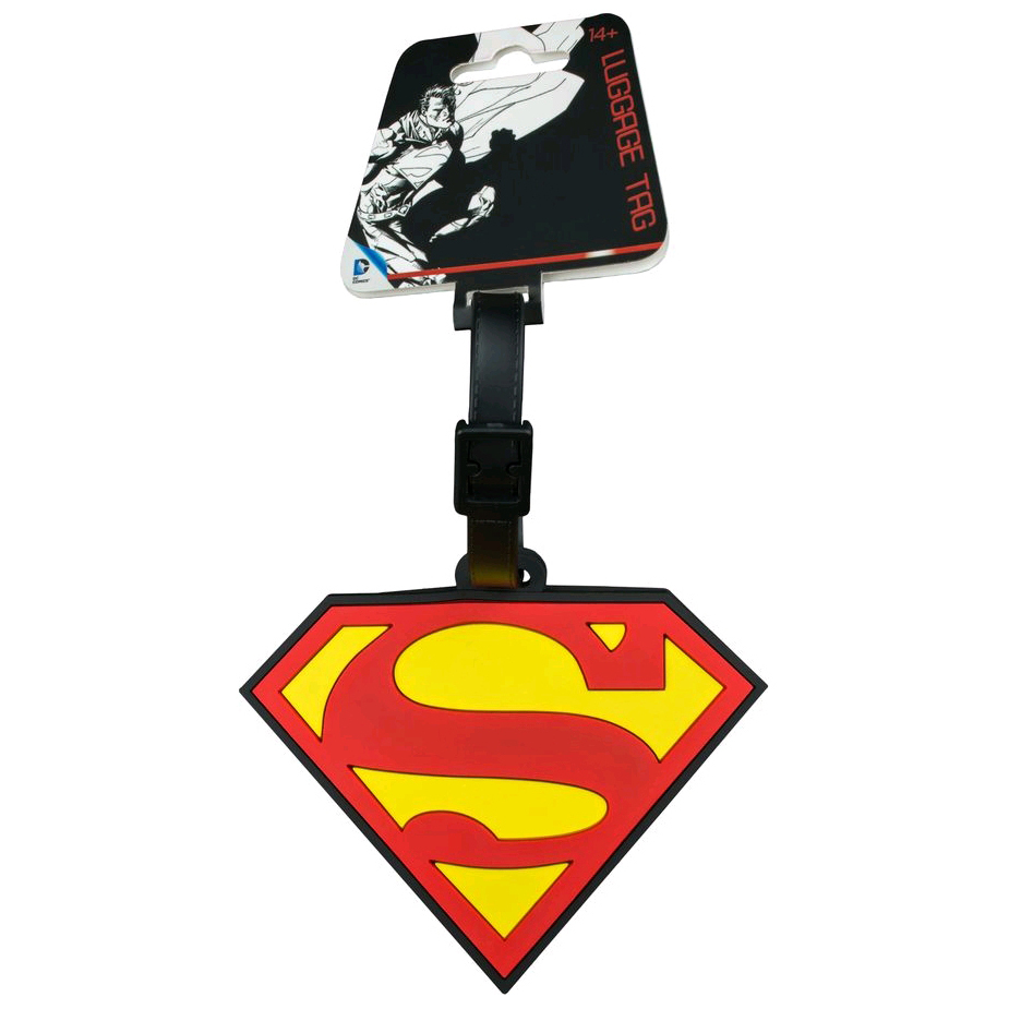 Superman Logo Travel Bag Luggage Tag