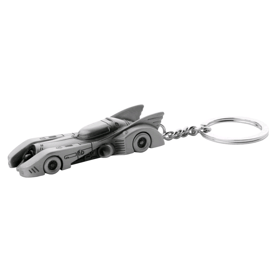 Batman 1989 Batmobile Pewter Keychain