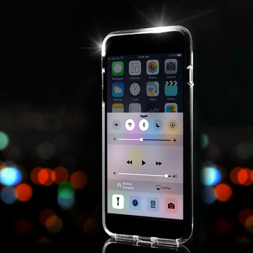 Rock Selfie Light Up Flash LED Case for Apple iPhone 8 / 7 Plus